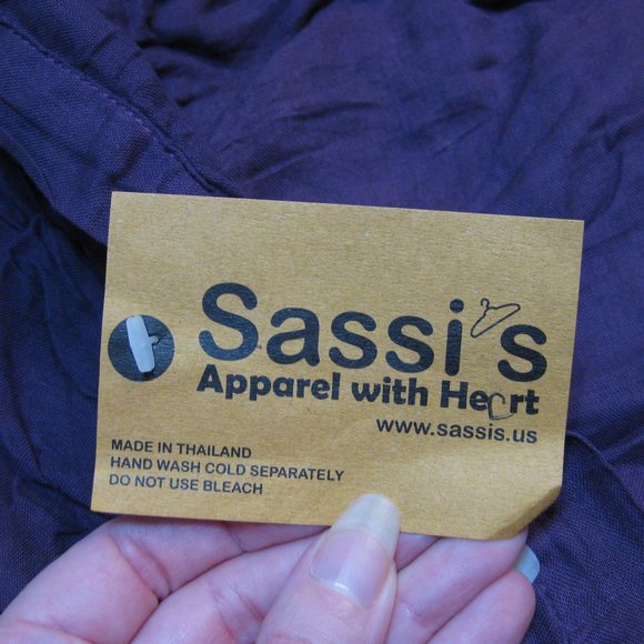 Sassi's | Skirts | Nwt Sassis Purple Peasant Maxi Skirt Os One Size ...